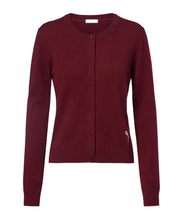 Erdem Embroidered Cashmere And Wool Cardigan