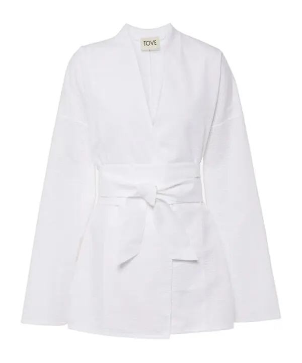 Tove Arya Cotton Wrap Top