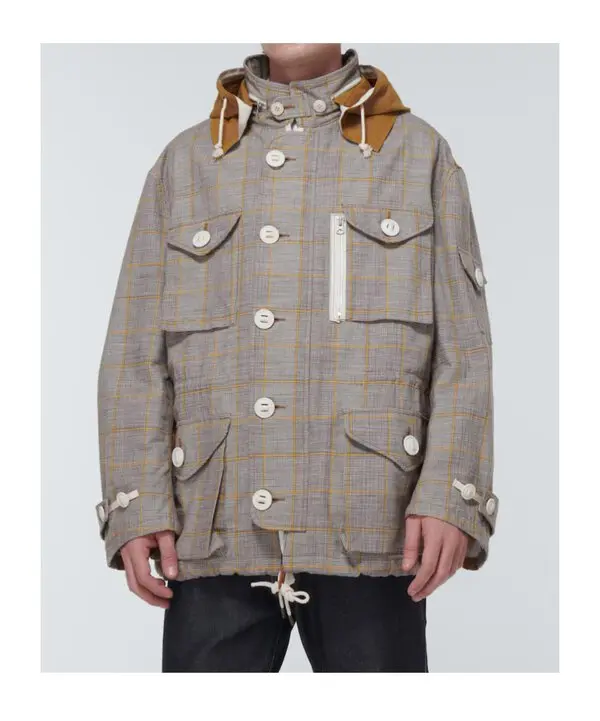 Junya Watanabe Hooded Long-sleeve Casual Jacket
