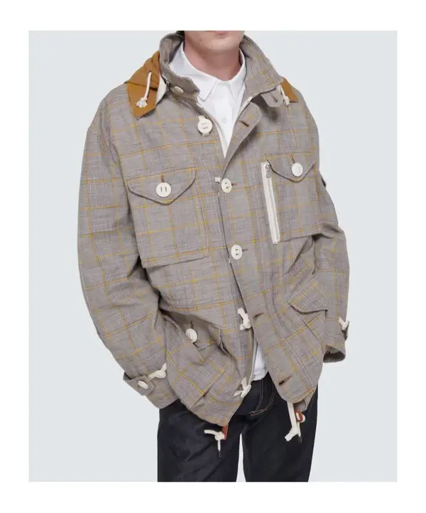 Junya Watanabe Hooded Long-sleeve Casual Jacket