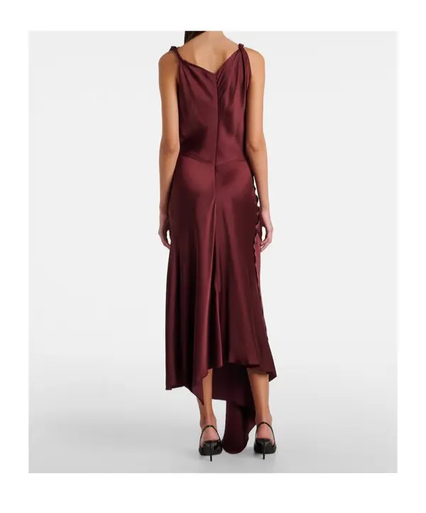 Victoria Beckham Asymmetrical Midi Dress