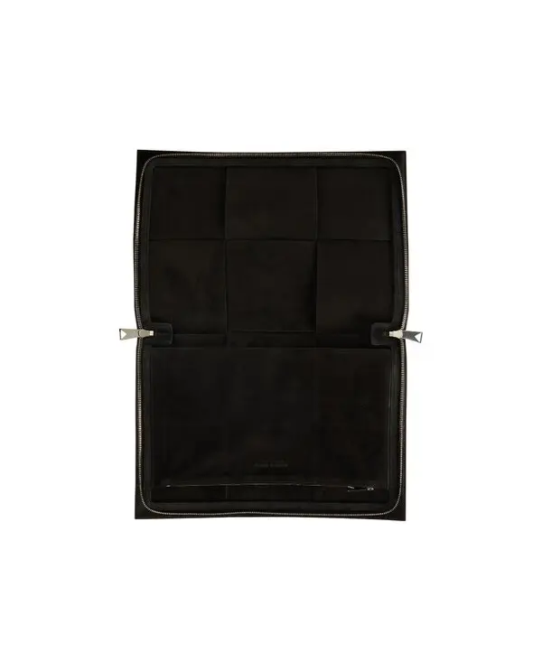 Bottega Veneta Logo Zipper Clutch