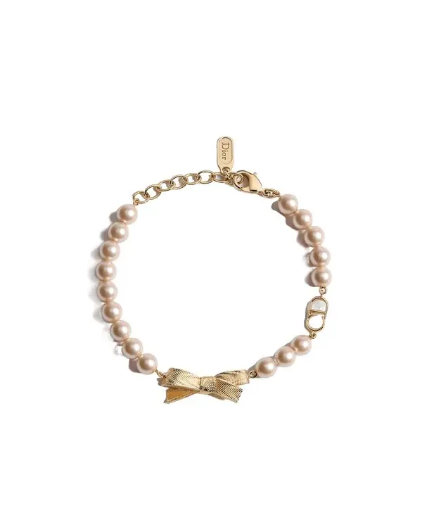 Dior Cd Bow Bracelet - Yellow