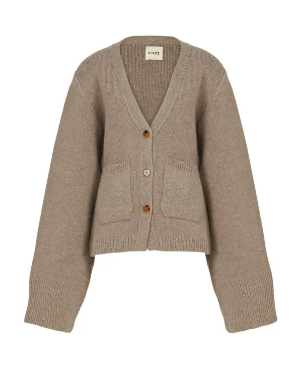 Khaite V-neck Knitted Cardigan