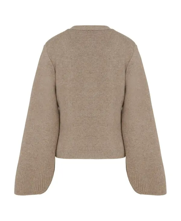 Khaite V-neck Knitted Cardigan
