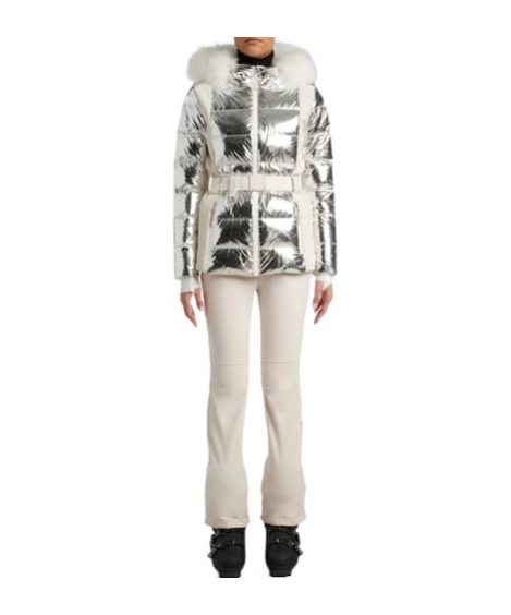 YVES SALOMON Solid-color Ski Jacket