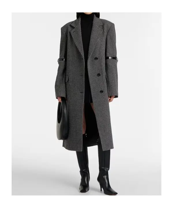 Coperni Thousand Birds Wool And Cashmere Coat