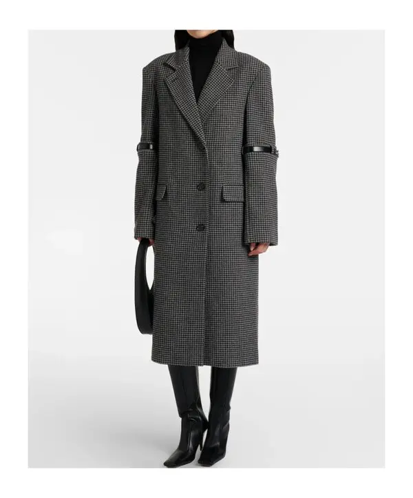 Coperni Thousand Birds Wool And Cashmere Coat