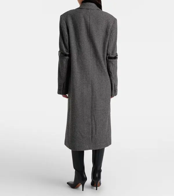 Coperni Thousand Birds Wool And Cashmere Coat