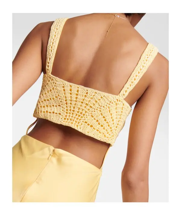 Simkhai Crocheted Detail Dress