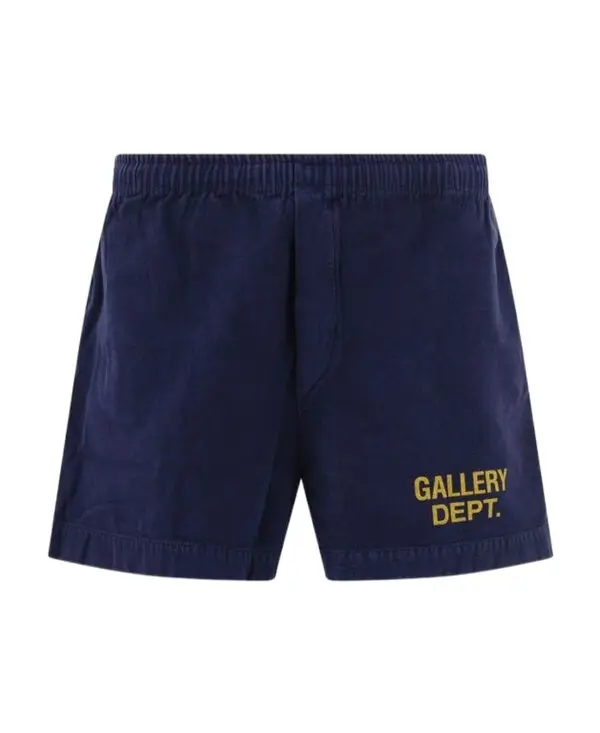 GALLERY DEPT. Logo-print Deck Shorts - Black