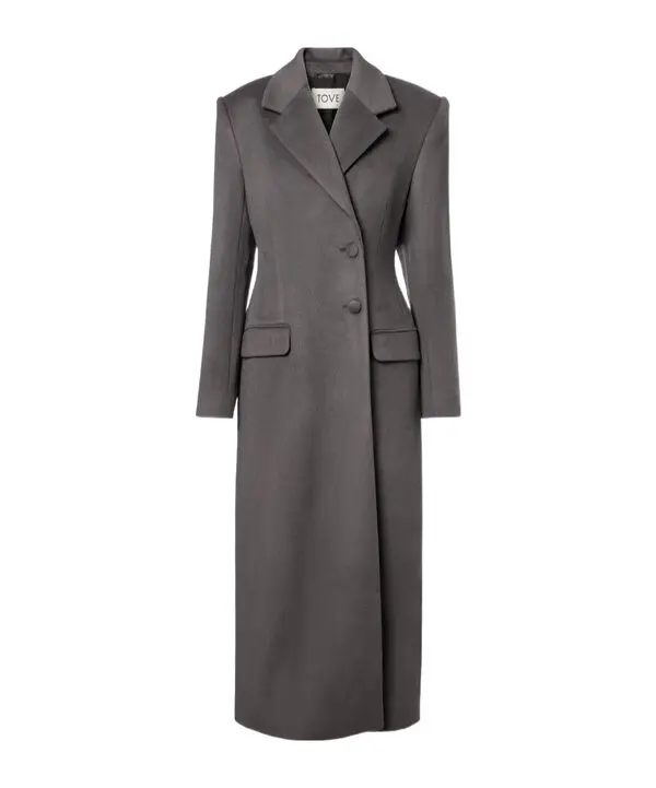 Tove Vonnie Wool Coat - Black