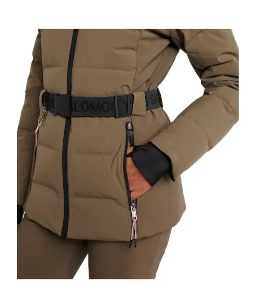 YVES SALOMON Belted Down Jacket