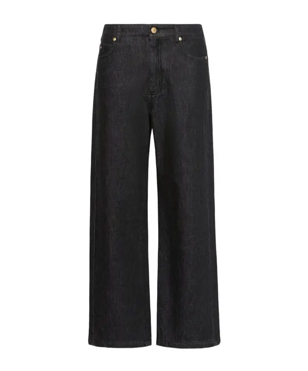 Max Mara Button-up Wide-leg Jeans
