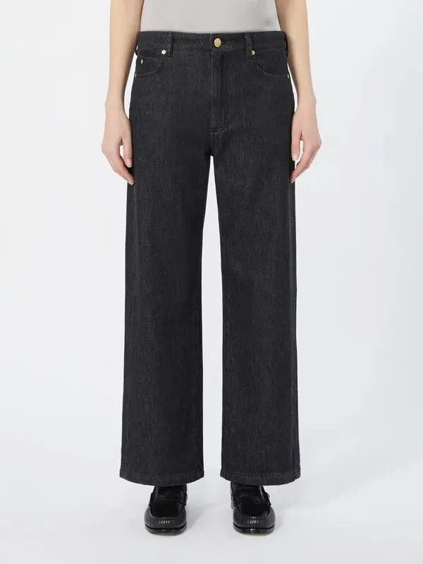 Max Mara Button-up Wide-leg Jeans