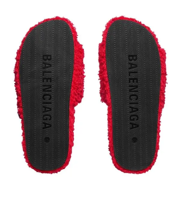 Balenciaga Nba Collaboration Furry Open Mule