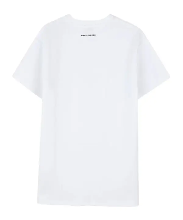 Marc Jacobs Short Sleeve T-shirt Dress With Graphic Print