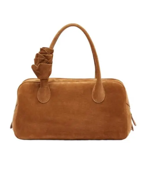 Magda Butrym Brigitte Suede Tote Bag - Brown