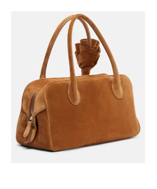 Magda Butrym Brigitte Suede Tote Bag - Brown