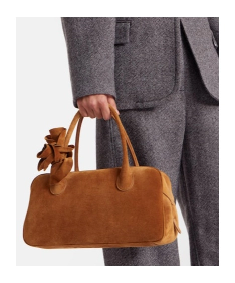 Magda Butrym Brigitte Suede Tote Bag - Brown
