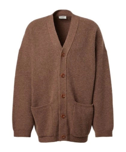 LEMAIRE Oversized Ribbed-knit Wool Cardigan