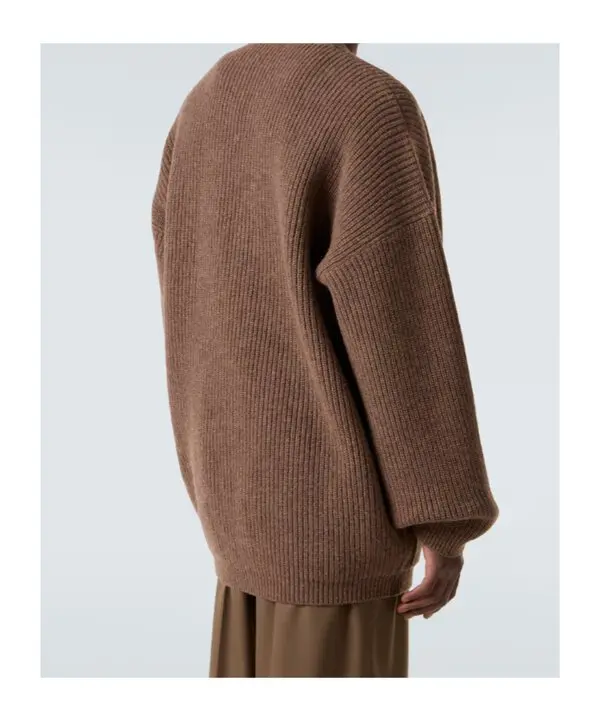 LEMAIRE Oversized Ribbed-knit Wool Cardigan