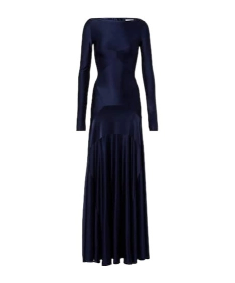 Rabanne Paneled Jersey Maxi Dress