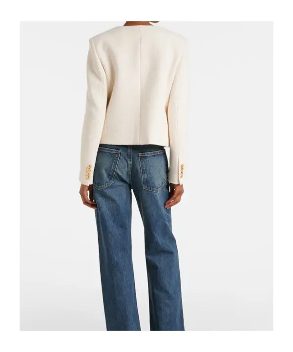 NILI LOTAN Crew Neck Casual Jacket