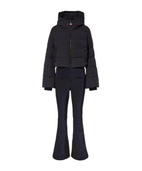 Perfect Moment Polar Flare Down Ski Suit - Black