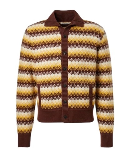 Auralee Jacquard Cardigan