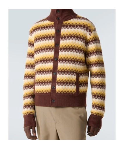 Auralee Jacquard Cardigan