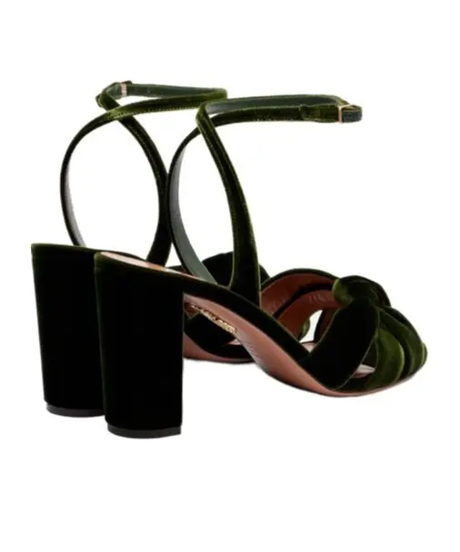 AQUAZZURA Velvet Sandals