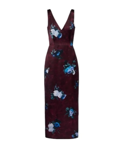 Erdem Floral Duchesse Cocktail Dress