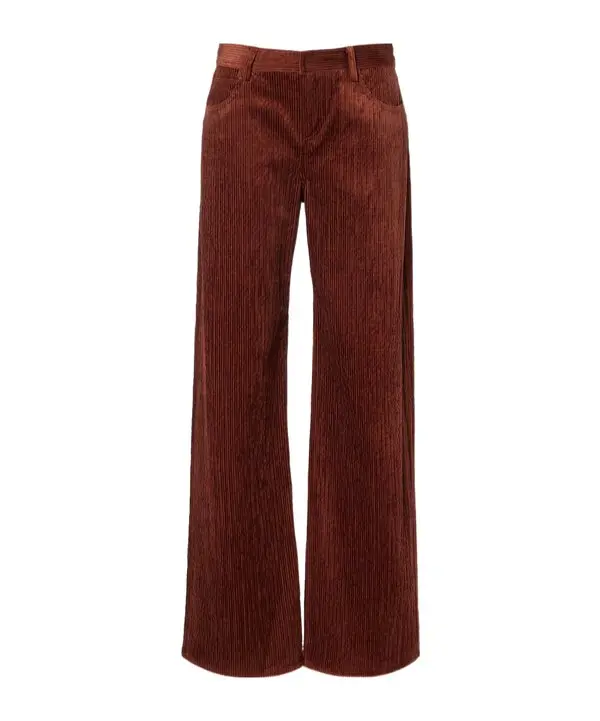 Magda Butrym High-waisted Wide Leg Corduroy Trousers