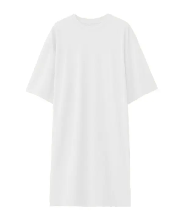 THE FRANKIE SHOP Sian Oversized T-shirt Dress - White