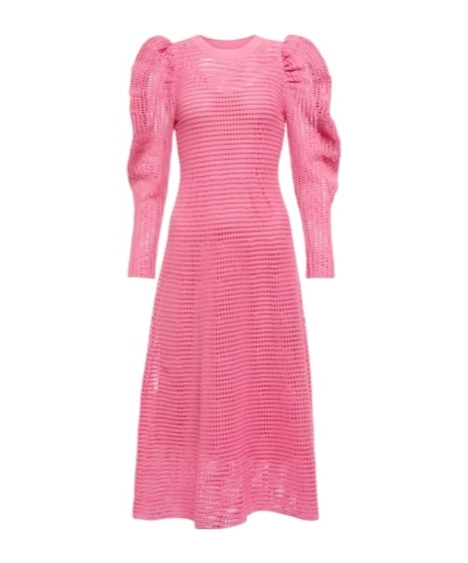 Ulla Johnson Long Sleeve Dress - Pink