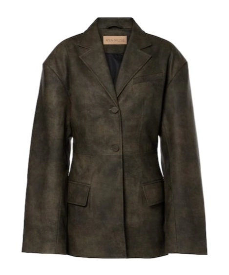 AYA MUSE Kaya Faux Leather Jacket - Black