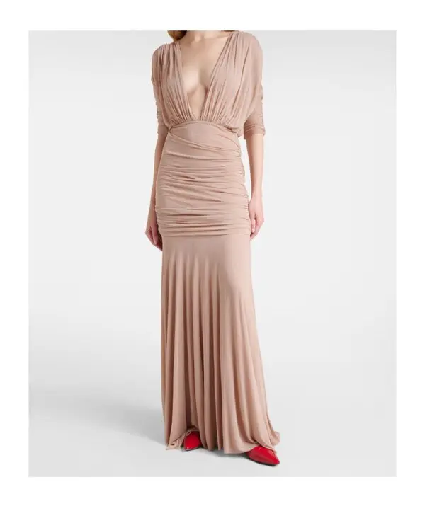 Tove Devi Semi-sheer Maxi Dress