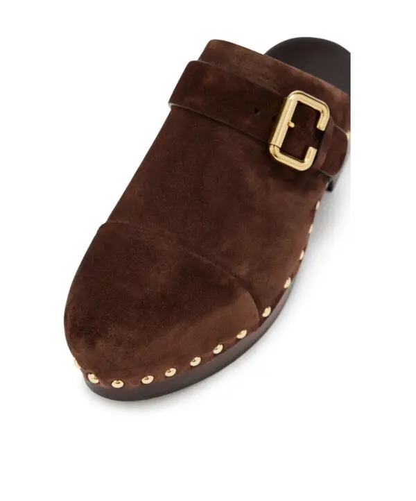 Chloé Rivet Decorated Mules