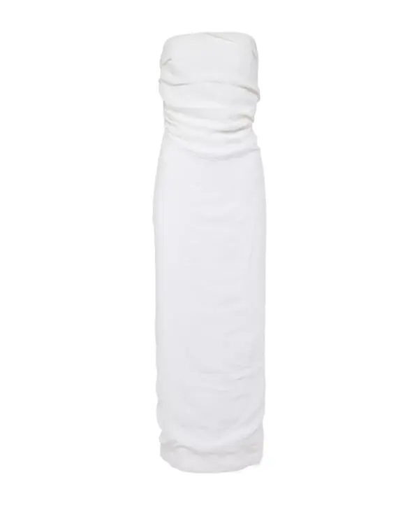 Tove Bridal Sabella Linen Maxi Dress - White