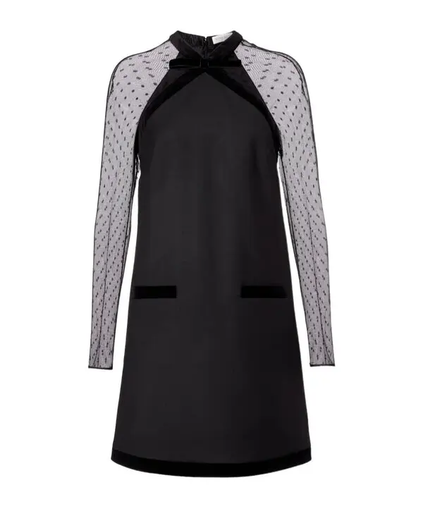 Nina Ricci Virgin Wool Gabardine Minidress