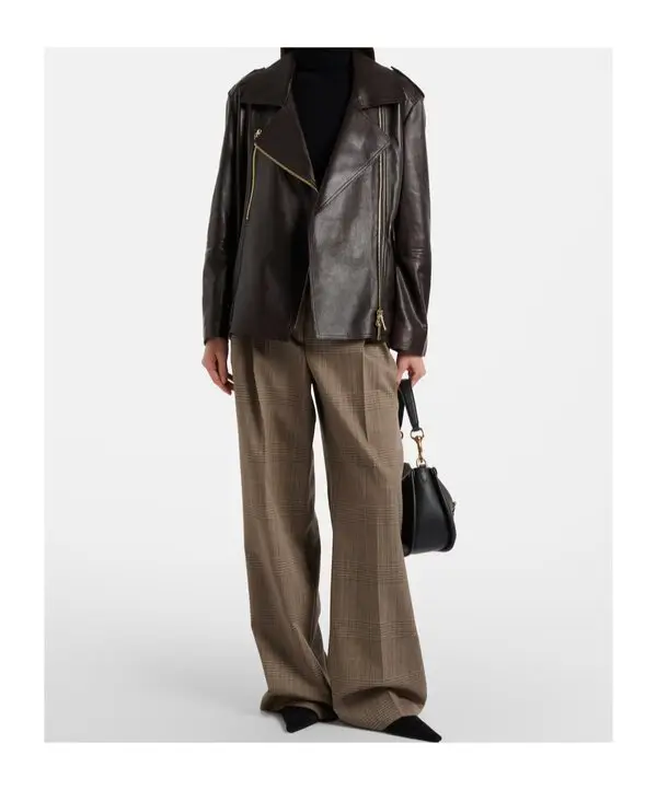 Dorothee Schumacher Sleek Statement Leather Biker Jacket