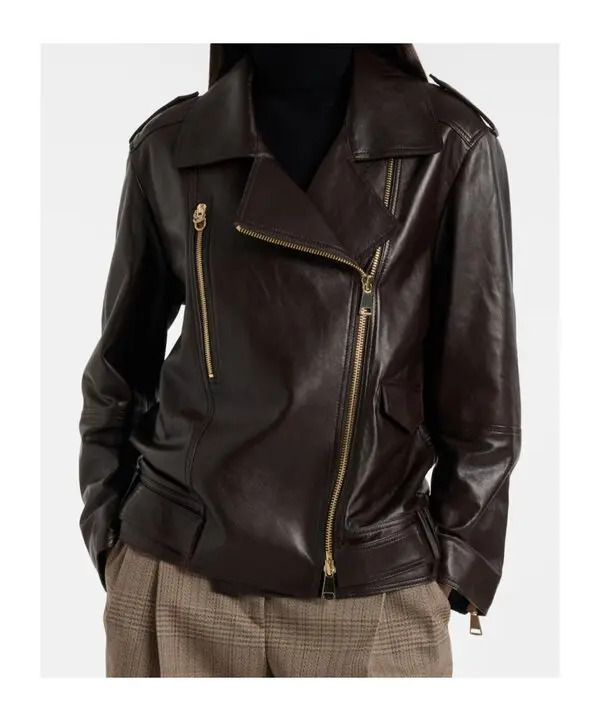 Dorothee Schumacher Sleek Statement Leather Biker Jacket