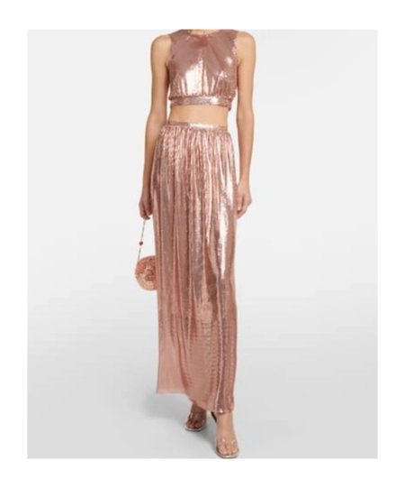 Rabanne Metallic Mesh Top