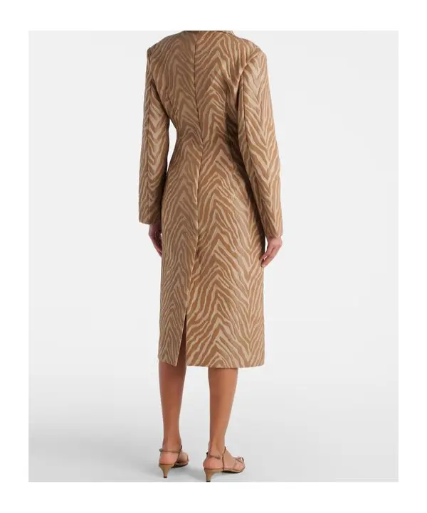 Tove Mira Cotton-blend Jacquard Coat