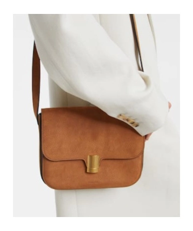 Calvin Klein Tilla Small Leather Shoulder Bag