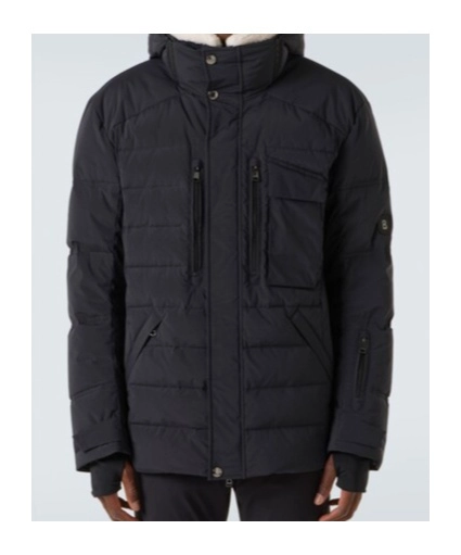 Bogner Down-filled Ski Suit Features A Detachable Fleece Hood