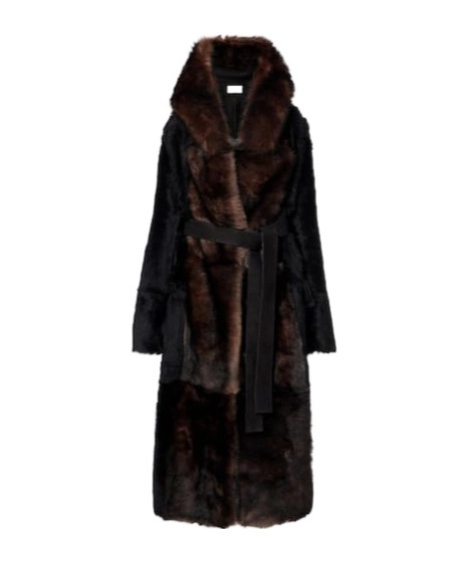 Altuzarra Geoff Shearling Wrap Coat