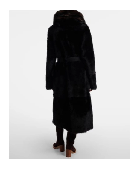 Altuzarra Geoff Shearling Wrap Coat