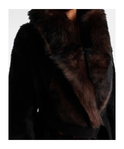 Altuzarra Geoff Shearling Wrap Coat